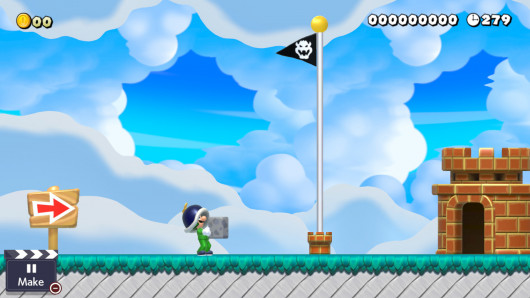 Quest stone and escort toads Mod for Super Mario Maker 2 | SMM2 Mods