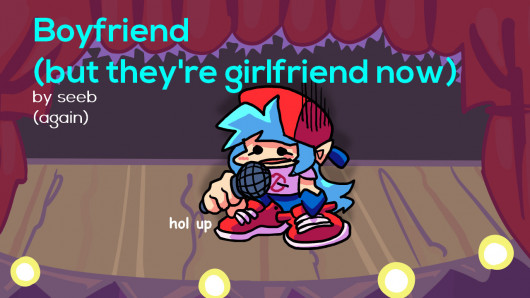 Female Boyfriend Mod for Friday Night Funkin' | FNF Mods