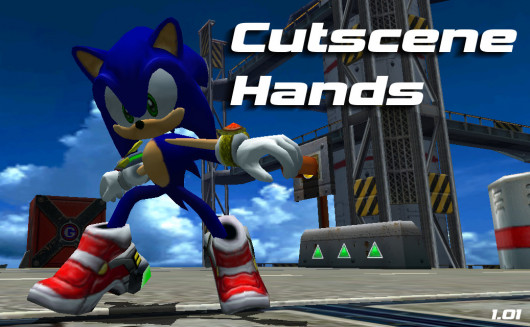Sonic with Cutscene Hands [Sonic Adventure 2] [Mods]