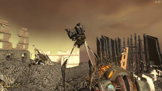 HL:A Construction Strider Mod for Half-Life 2 | HL2 Mods