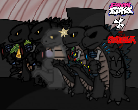 Godzilla/Gojira over BF [FNF MOD] Read the upd8log Mod for Friday Night Funkin' | FNF Mods