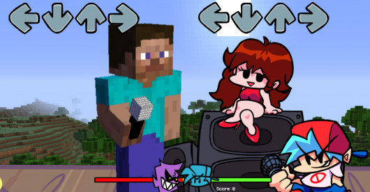 FNF Minecraft Mod Mod for Friday Night Funkin' | FNF Mods