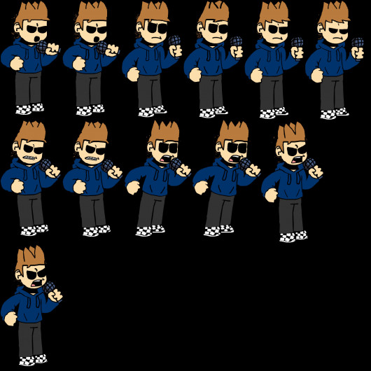 tom over tord sprite sheet [Friday Night Funkin'] [Mods]