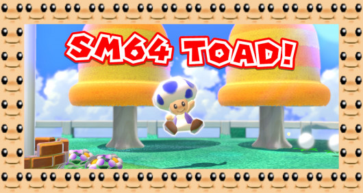 SM64 Toad in Super Mario 3D World Mod for Super Mario 3D World + Bowser ...