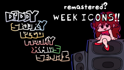 FNF Remastered Week Icons! Mod for Friday Night Funkin' | FNF Mods