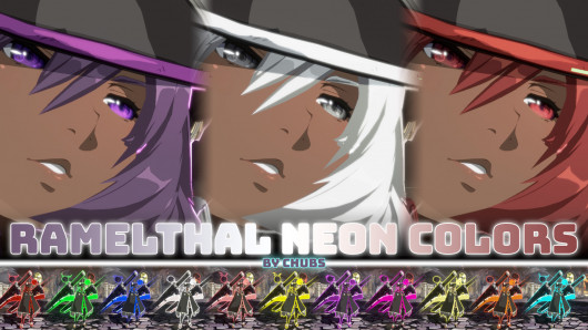 Ramlethal Neon Colors Mod for GUILTY GEAR -STRIVE- | GGST Mods