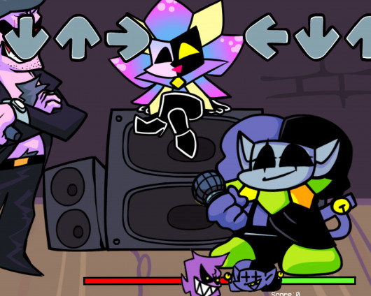 Playable Jevil (bf) and Dimentio (gf) mod Mod for Friday Night Funkin ...