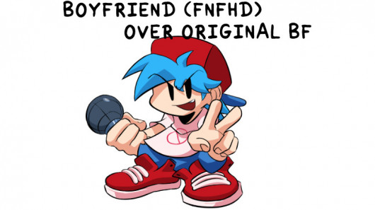 Bf HD Over BF Original Mod for Friday Night Funkin' | FNF Mods
