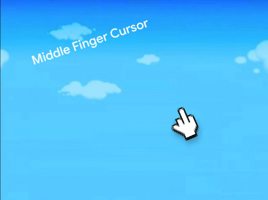 Middle Finger Hover Cursor Mod for Roblox | RBLX Mods