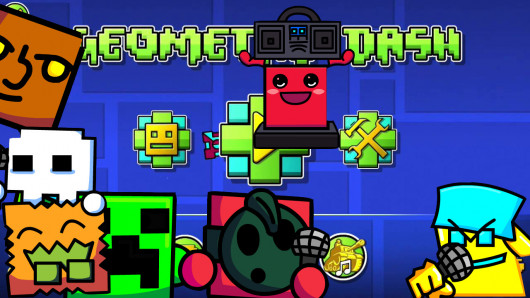 FNF The Geometry Mod (GEOMETRY DASH) Mod for Friday Night Funkin' | FNF ...