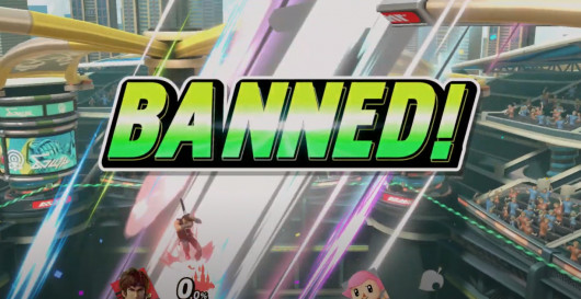 "BANNED!" over "GAME!" UI + audio Mod for Super Smash Bros. Ultimate ...