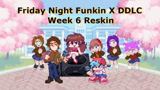 FNF X DDLC Week 6 Reskin [Friday Night Funkin'] [Mods]