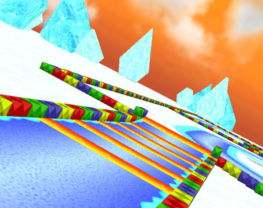 GBA Snow Land Mod for Mario Kart 7 | MK7 Mods