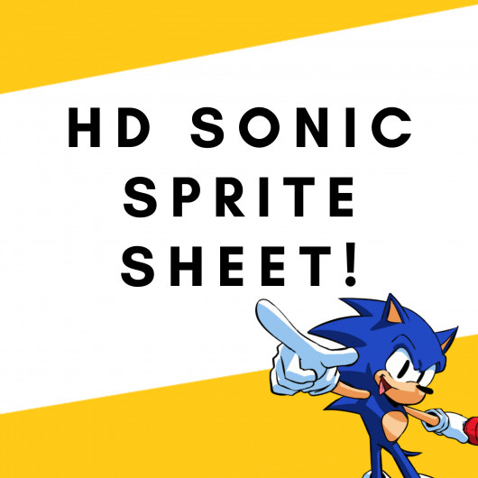 HD SONIC SPRITE SHEET! [Friday Night Funkin'] [Mods]