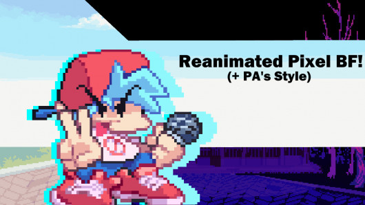 Reanimated Pixel BF (+ PA's Style!) Mod for Friday Night Funkin' | FNF Mods