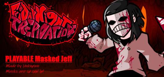 FNF Playable Jeff the Killer (Masked) Mod for Friday Night Funkin ...
