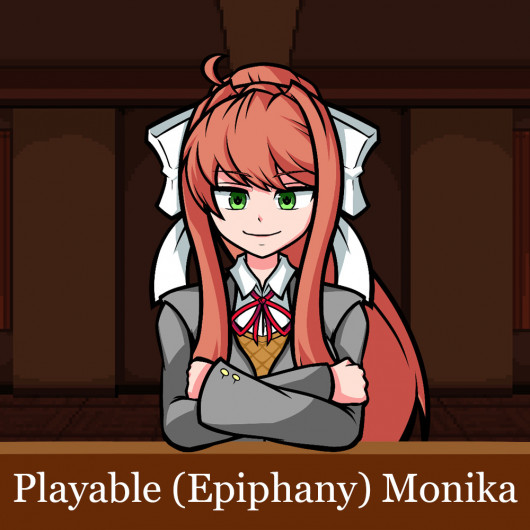Playable Epiphany Monika Mod for Friday Night Funkin' | FNF Mods