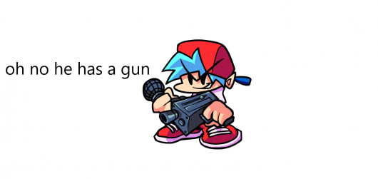BF has a gun! (oh crap..) Mod for Friday Night Funkin' | FNF Mods