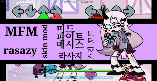 rasazy skin mod!! Mod for Friday Night Funkin' | FNF Mods