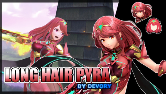 Long Hair Pyra Mod for Super Smash Bros. Ultimate | SSBU Mods
