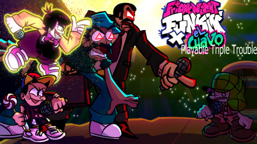 FNF x El Chavo playable Triple Trouble cover Mod for Friday Night Funkin' | FNF Mods