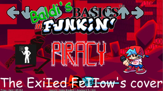 FNF - Baldi's Basics in Funkin' | Piracy (COVER) Mod for Friday Night ...