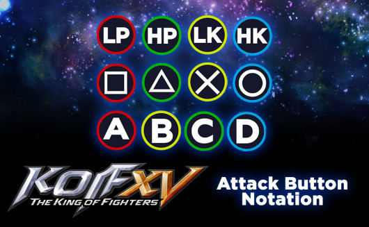 Attack Button Notation Mod for The King of Fighters XV | KoFXV Mods