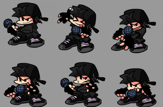 Just Only Black Bf. Mod for Friday Night Funkin' | FNF Mods