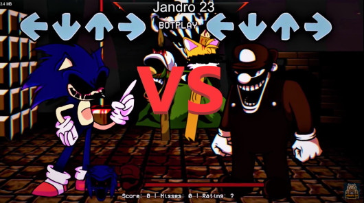 SONIC.EXE VS MX [You Can't Run x Power Down] Mod for Friday Night ...