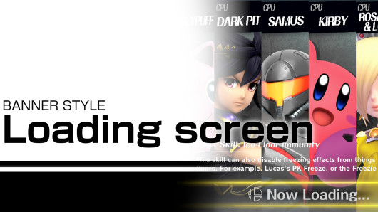 Banner Style Loading Screen Mod for Super Smash Bros. Ultimate | SSBU Mods