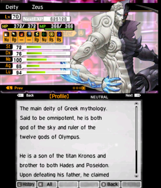 Zeus Mod [Shin Megami Tensei IV] [Mods]