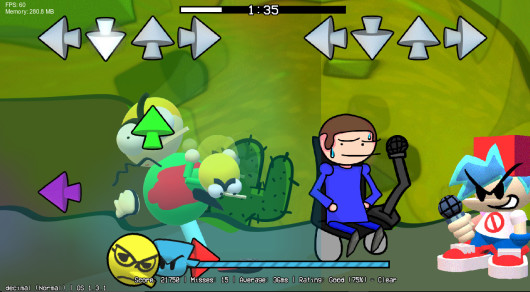 Dave And Bambi Golden Apple Psych Engine Port Mod for Friday Night ...