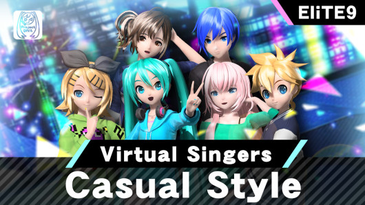 Casual Style Virtual Singers [Hatsune Miku: Project DIVA Mega Mix+] [Mods]