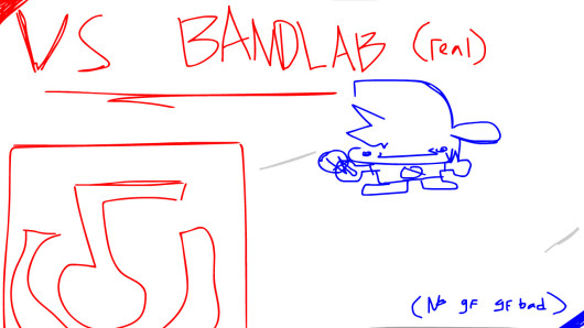 FNF vs Bandlab (real) [Friday Night Funkin'] [Mods]