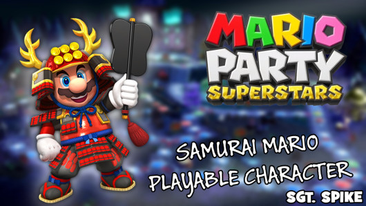Samurai Mario (Playable Character)! [Mario Party Superstars] [Mods]