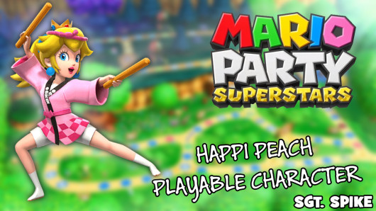 Happi Peach (Playable Character)! Mod for Mario Party Superstars | MPS Mods