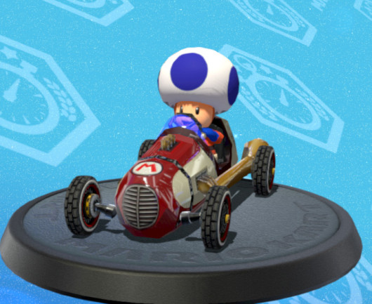 Classic Dragster over Silver Arrow Mod for Mario Kart 8 Deluxe | MK8D Mods