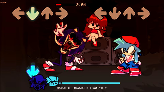 sonic.exe you cant run encore addon Mod for Friday Night Funkin' | FNF Mods