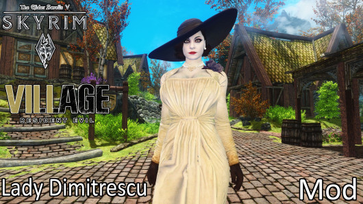 Skyrim RE8 Village Lady Dimitrescu Mod Mod for The Elder Scrolls V ...