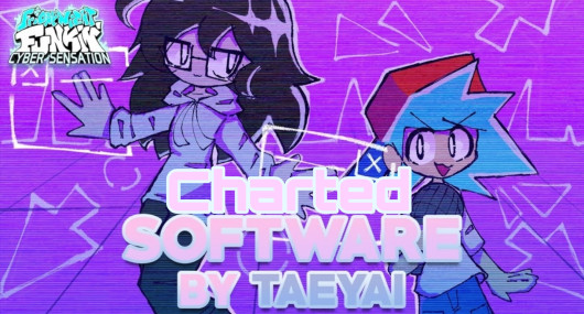 FNF Cyber sensation Software Charted Mod for Friday Night Funkin' | FNF ...