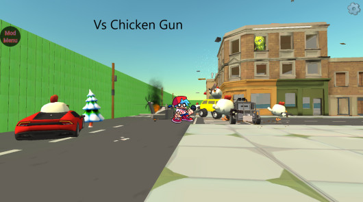 V.S. Chicken gun Mod for Friday Night Funkin' | FNF Mods