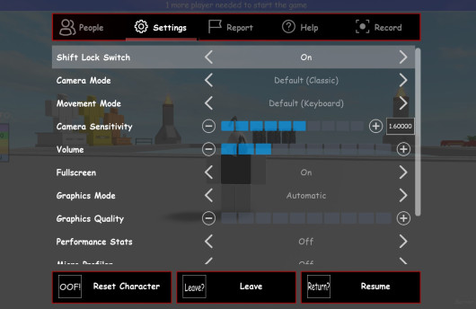 Legacy roblox themed HUD Mod for Roblox | RBLX Mods