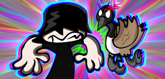 FNF: Emo boy Vs a funkin' Goose! [Friday Night Funkin'] [Mods]