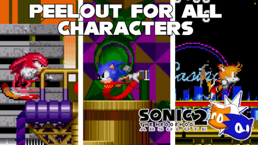 Super Peelout For All Characters Mod for Sonic The Hedgehog 2 Absolute | S2A Mods