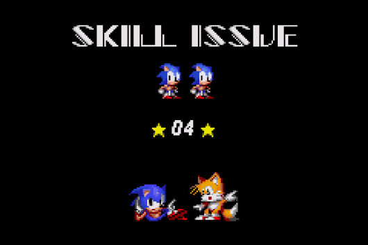 Skill Issue over Continue (S2 2013) [Sonic the Hedgehog 2 (2013)] [Mods]