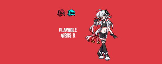 Playable Virus R Mod for Friday Night Funkin' | FNF Mods