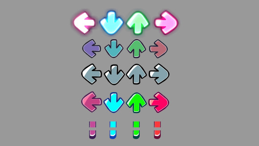 Shiny notes Mod for Friday Night Funkin' | FNF Mods