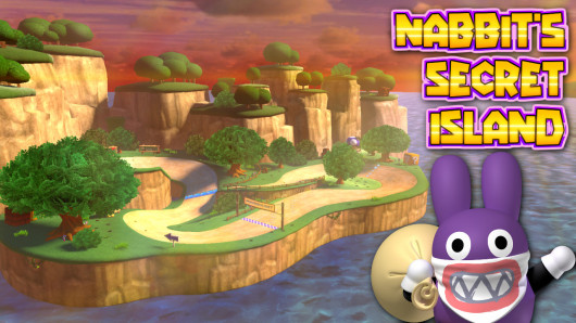 Nabbit's Secret Island - Original Custom Track [Mario Kart 8 Deluxe] [Mods]