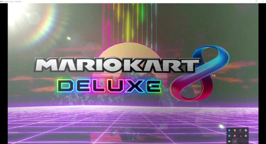 Retrowave style loading Screen [Mario Kart 8 Deluxe] [Mods]
