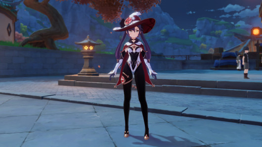 Christmas-themed Mona Mod for Genshin Impact | GI Mods